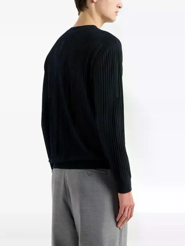 Emporio Armani Ribbed-knit Sweater