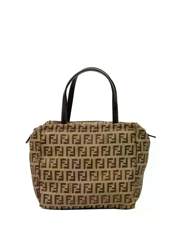 Fendi 2000-2010 Mini Zucchino Canvas Handbag