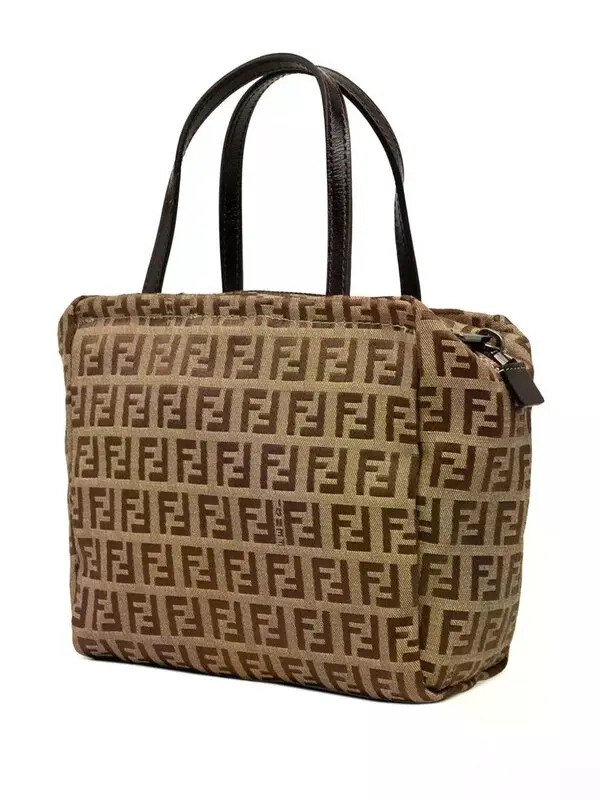 Fendi 2000-2010 Mini Zucchino Canvas Handbag