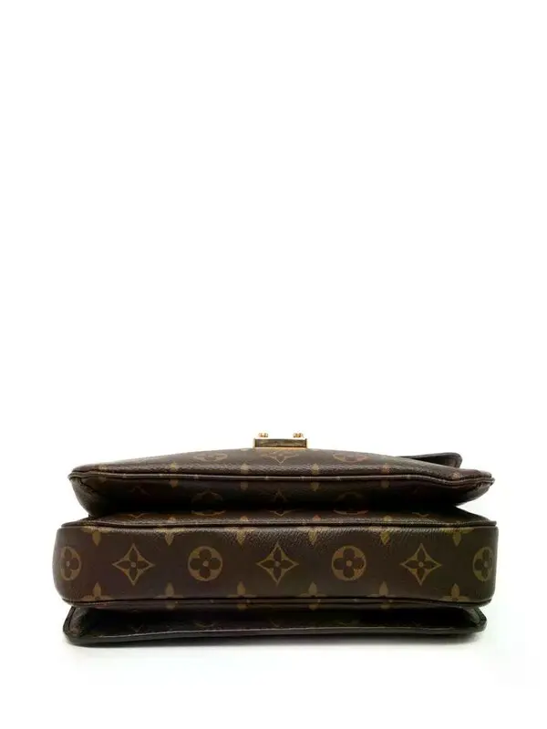 LOUIS VUITTON Monogram Pochette Metis Satchel - Brown