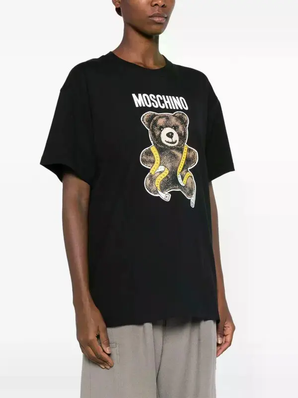 Moschino Teddy Bear Logo Print T-shirt