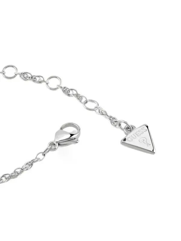 Guess L.o.v.e. Pavé-set Heart-pendant Bracelet