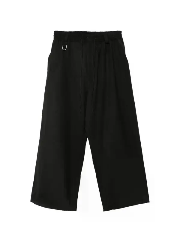 Y3 Drawstring Wide-leg Trousers