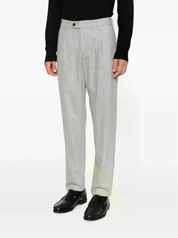 Eleventy Pleated-detail Trousers