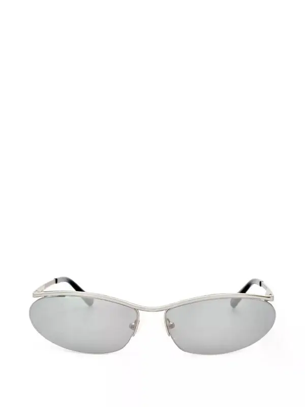 Attico X Linda Farrow Charlotte Sunglasses - Silver