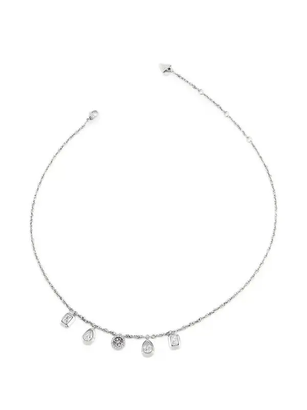 Guess 4g Charm Necklace - Silver