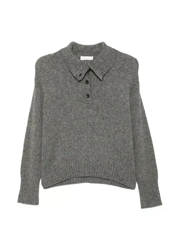 ROBERTO COLLINA Button-up Collar Sweater