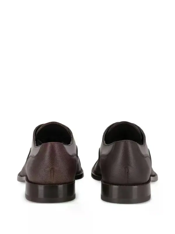 TOD'S Cap-toe Leather Oxford Shoes