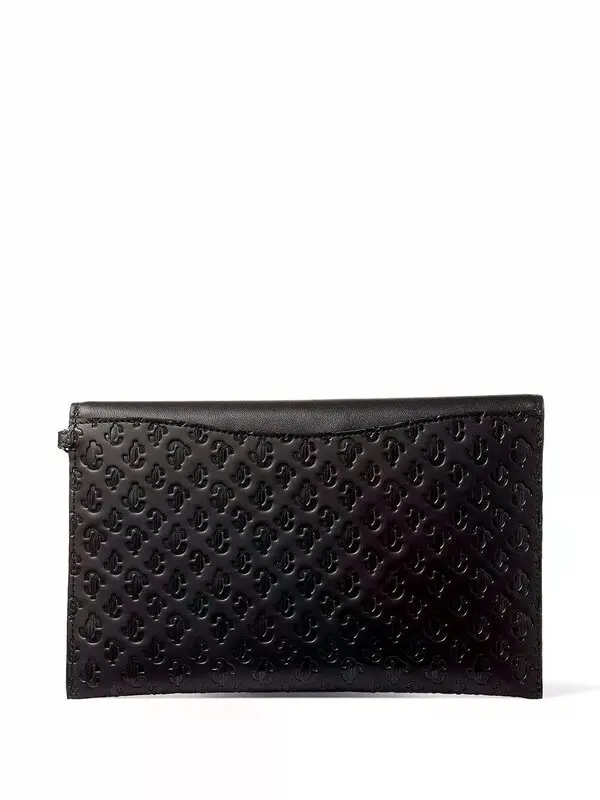 JIMMY CHOO Jc Logo Envelope Clutch Bag