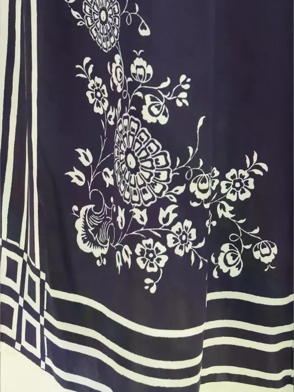 ALEMAIS Banderra Floral-print Silk Palazzo Pants