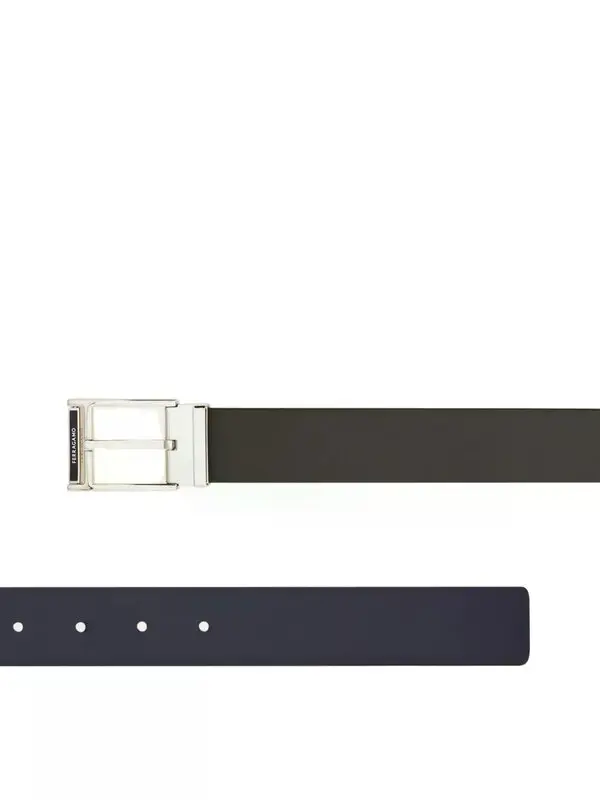 FERRAGAMO Reversible And Adjustable Belt - Brown