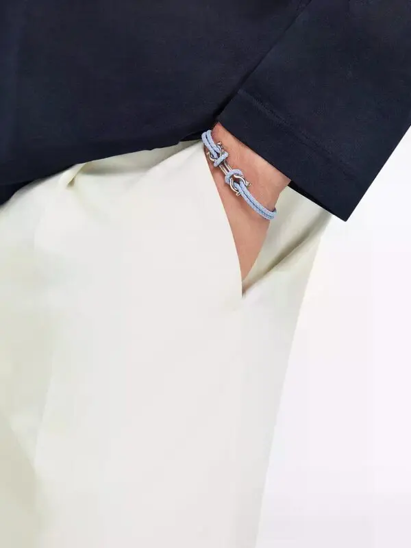 FERRAGAMO Double Gancini Bracelet - Silver