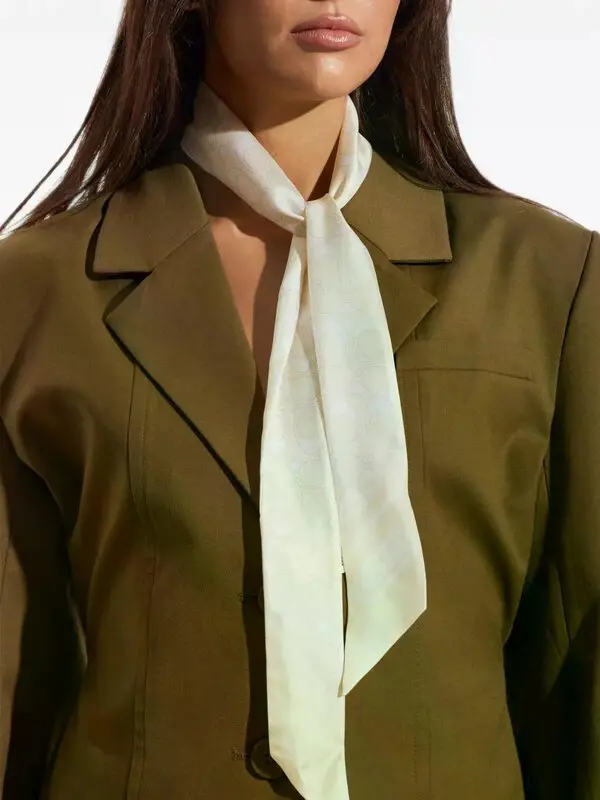 COACH Monogram-print Silk Scarf