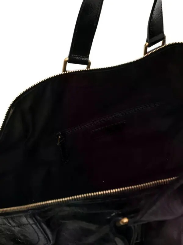 Saint Laurent Downtown Patent Leather Handbag
