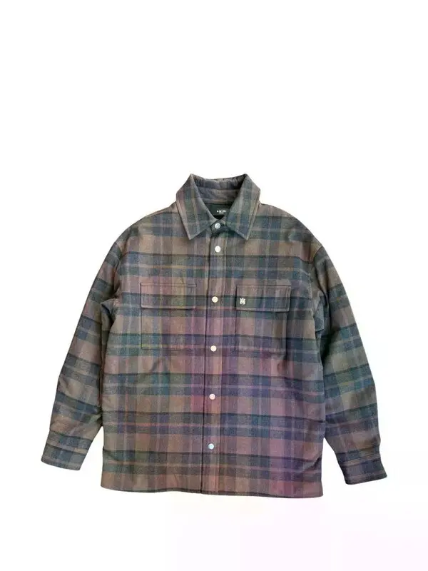 Amiri Ma Plaid Padded Overshirt