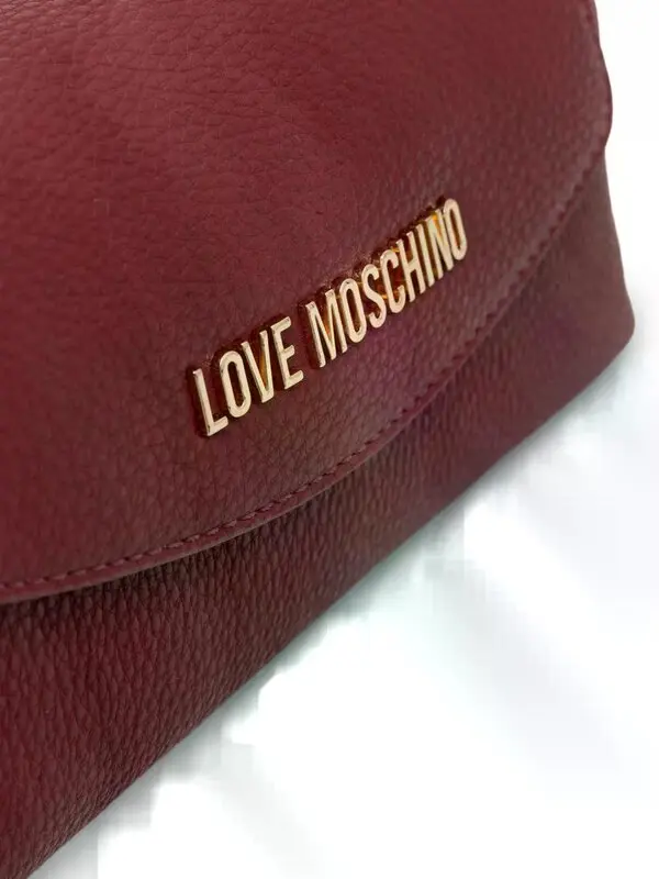 Moschino Logo-lettering Cross Body Bag - Red