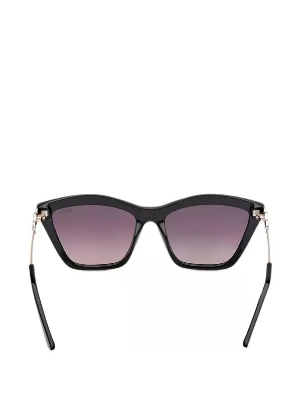 Guess Signature Logo-plaque Cat-eye Sunglasses