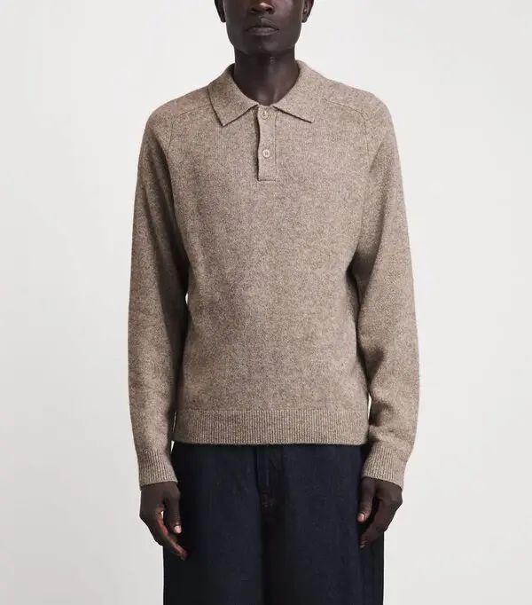 SAMSØE SAMSØE Yak Safrans Polo Sweater