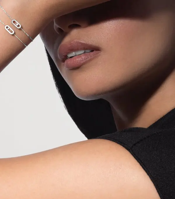 Messika Move Uno White Gold And Diamond Bracelet