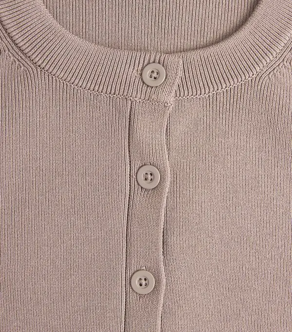 SKIMS Refined Knit Crop Cardigan