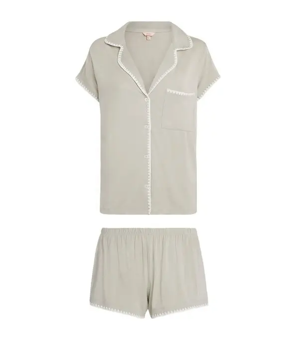 Eberjey Frida Short Pyjama Set - Green