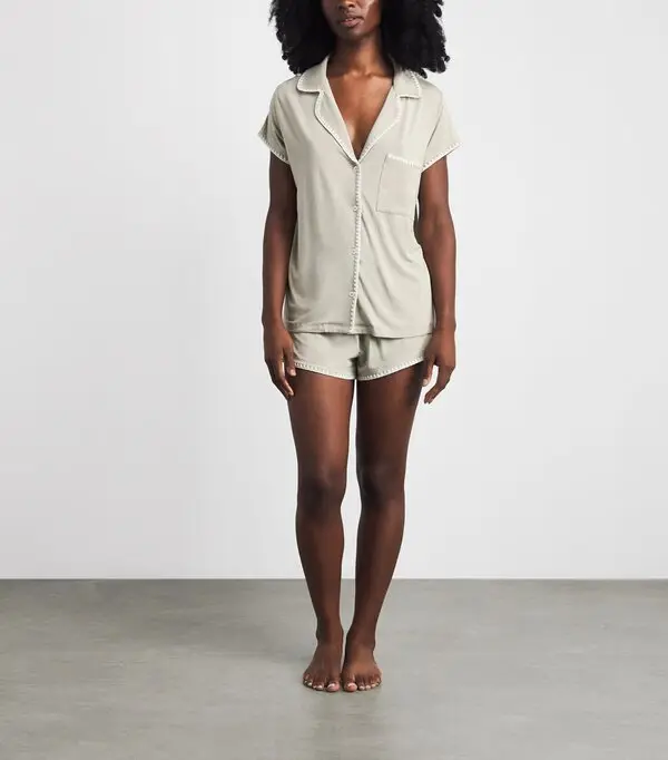 Eberjey Frida Short Pyjama Set - Green