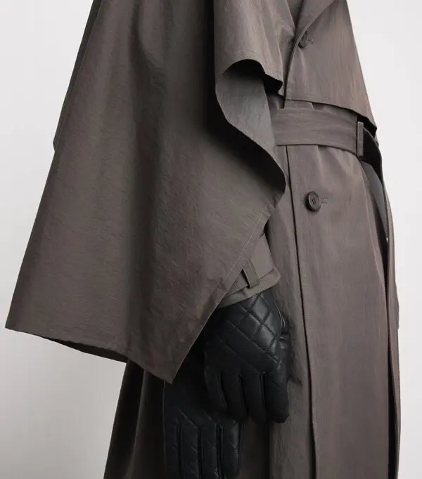 Issey Miyake Overlap Trench Coat