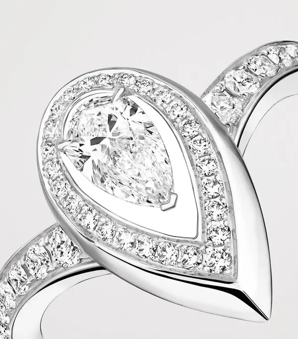 Messika Fiery Medium White Gold And Diamond Ring