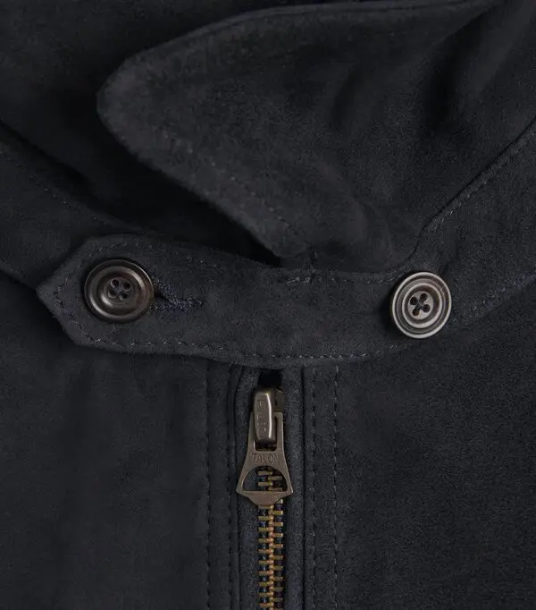 Polo Ralph Lauren Bayport Suede Jacket - Navy