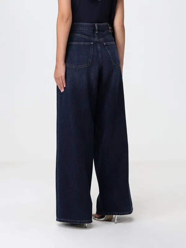 Max Mara High-waisted Wide-leg Cotton Denim Jeans
