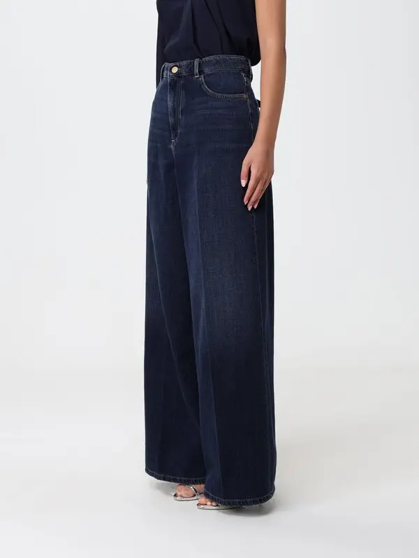 Max Mara High-waisted Wide-leg Cotton Denim Jeans