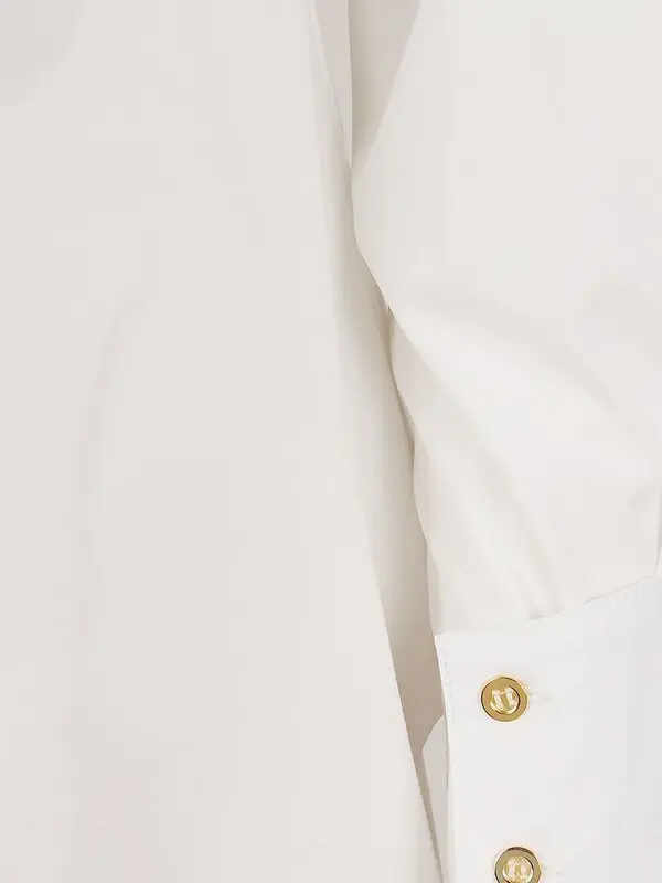 Elisabetta Franchi Slim Fit Cotton Poplin Shirt