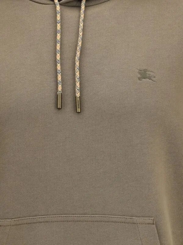 Burberry Cotton Hoodie With Embroidered Equestrian Knight Logo