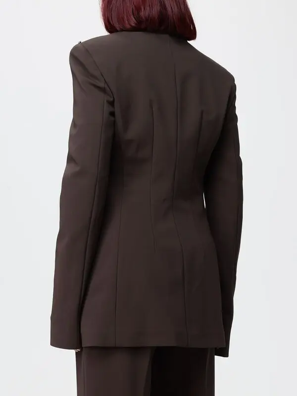 Sportmax Single-breasted Blazer In Crêpe With Two-button Closure