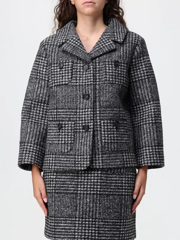 N° 21 Single-breasted Prince Of Wales Check Blazer In A Wool Blend