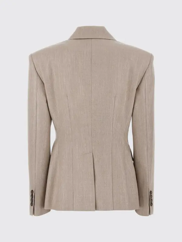 Brunello Cucinelli Short Double-breasted Wool-blend Blazer