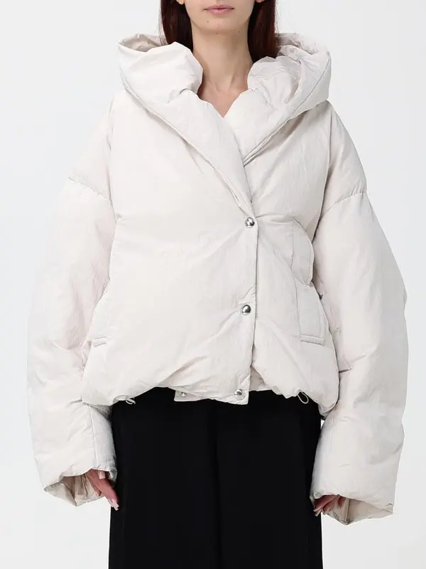 Sportmax Marla Short Quilted Hooded Puffer Jacket In Cotton Blend