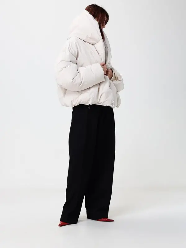 Sportmax Marla Short Quilted Hooded Puffer Jacket In Cotton Blend