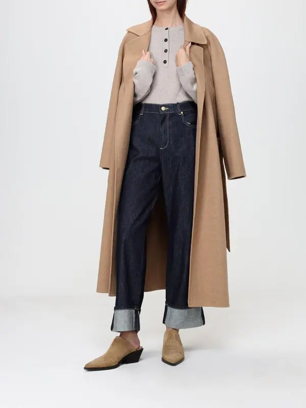 Max Mara Long Wool Robe Coat