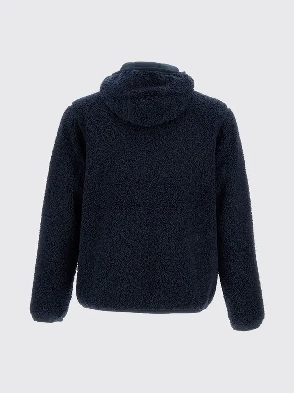 K-WAY Casual Zip-up Hooded Sweatshirt Crafted From Soft Sherpa Fleece