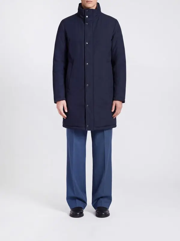 Herno Double-layer Down-padded Single-breasted Coat
