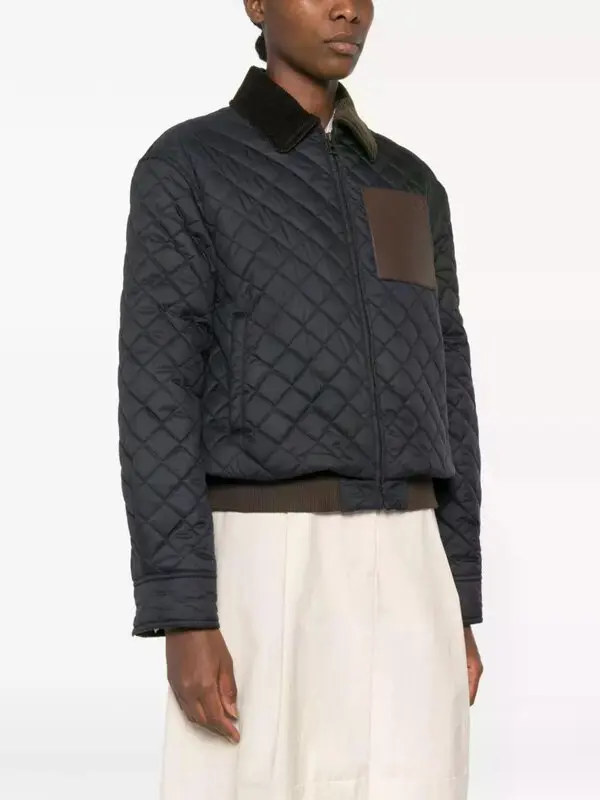 Loewe Quilted Leather-patch Jacket