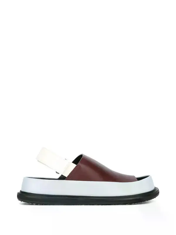 Marni Leather Slingback Sandals