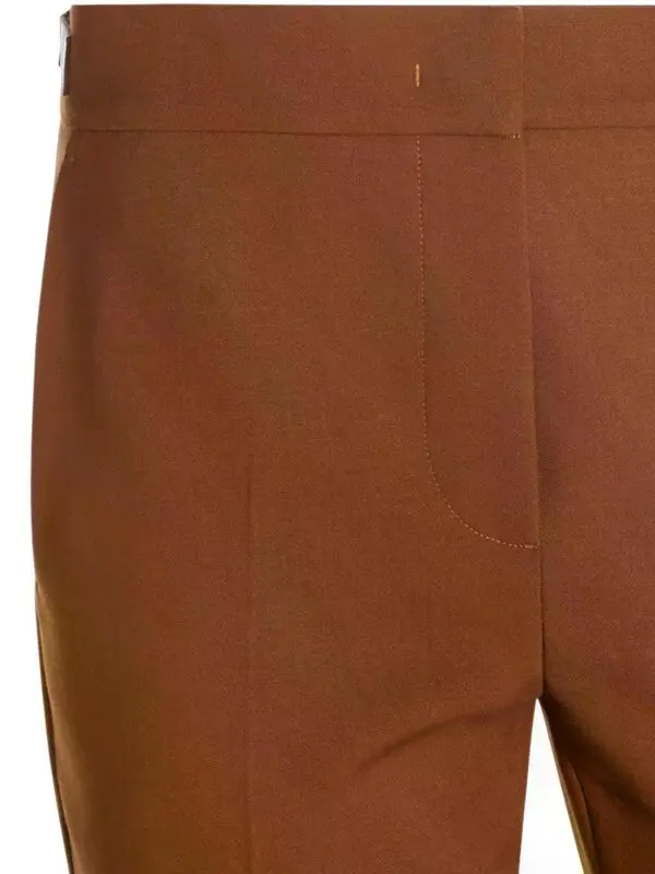 Max Mara Side-buckle Slim-fit Trousers