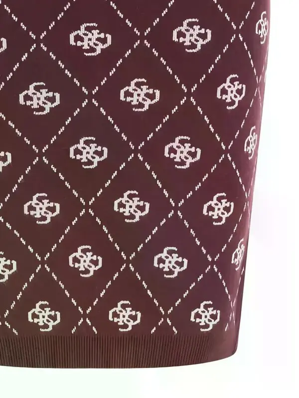 Guess Sarah 4g Monogram-print Skirt