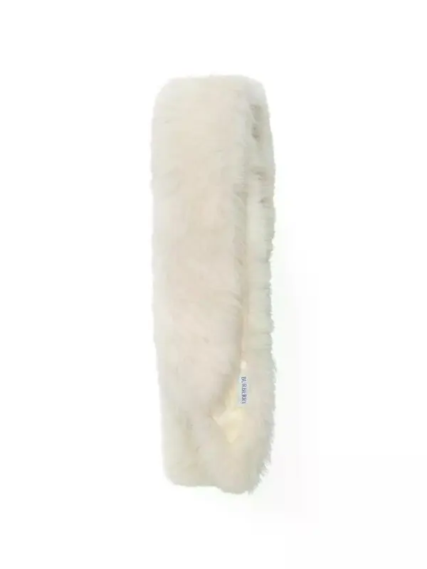 Burberry Skinny Shearling Scarf