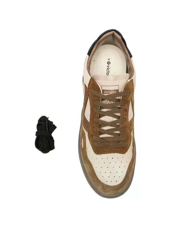 Victoria Beckham Panelled Leather Sneakers
