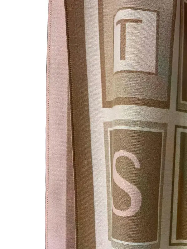 TWINSET Logo-print Fringed Scarf