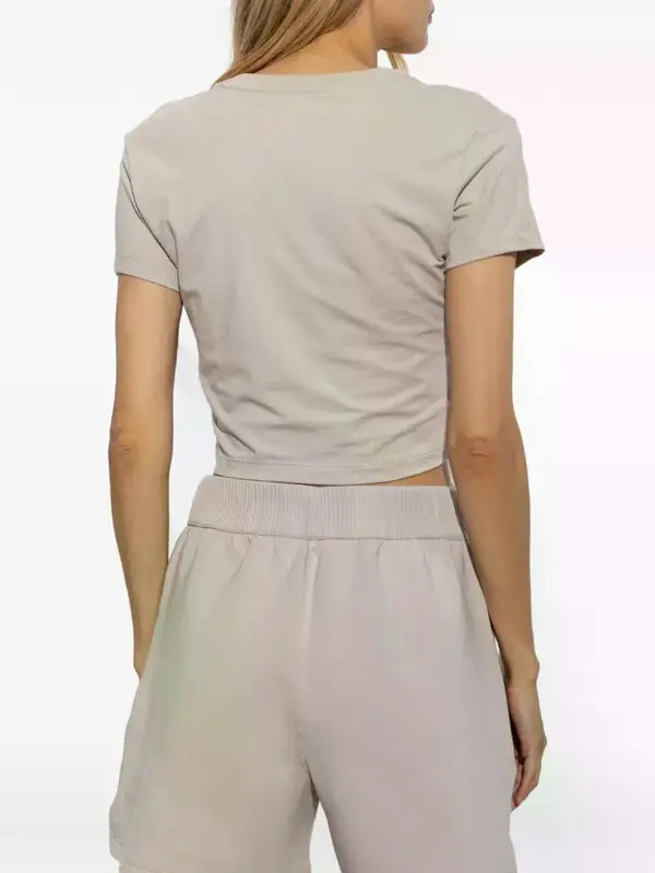 Nike Chill Logo-embroidered Cropped T-shirt