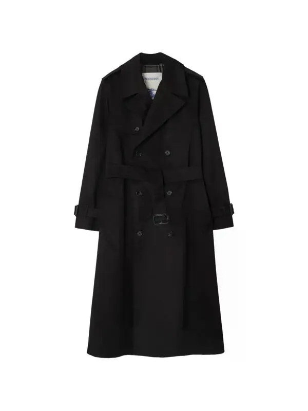 Burberry Long Gabardine Hoxton Trench Coat